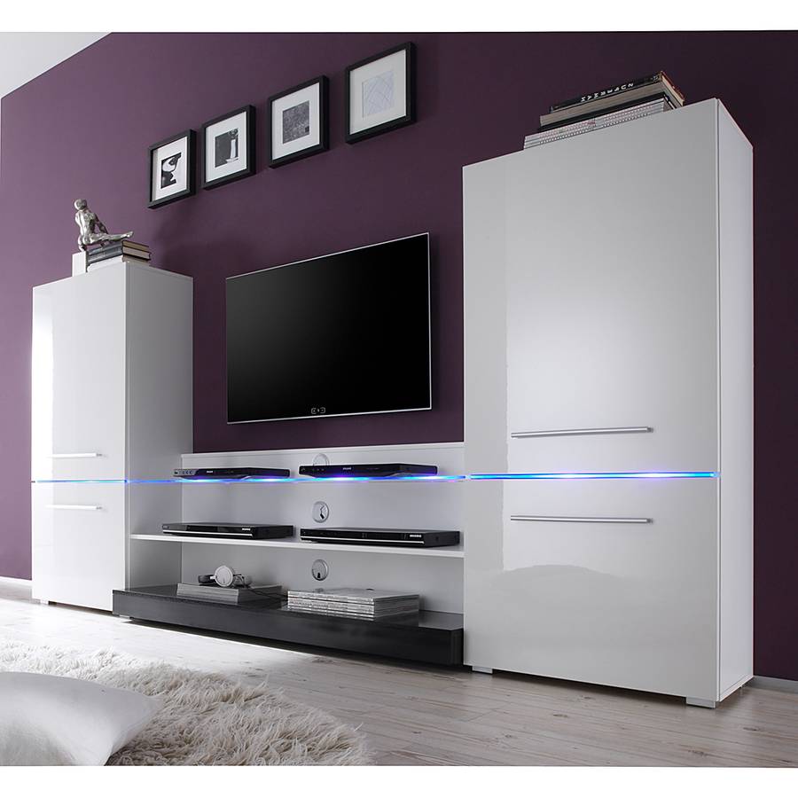 Wohnwand Modern Art (3-teilig) - inkl. Beleuchtung | Home24